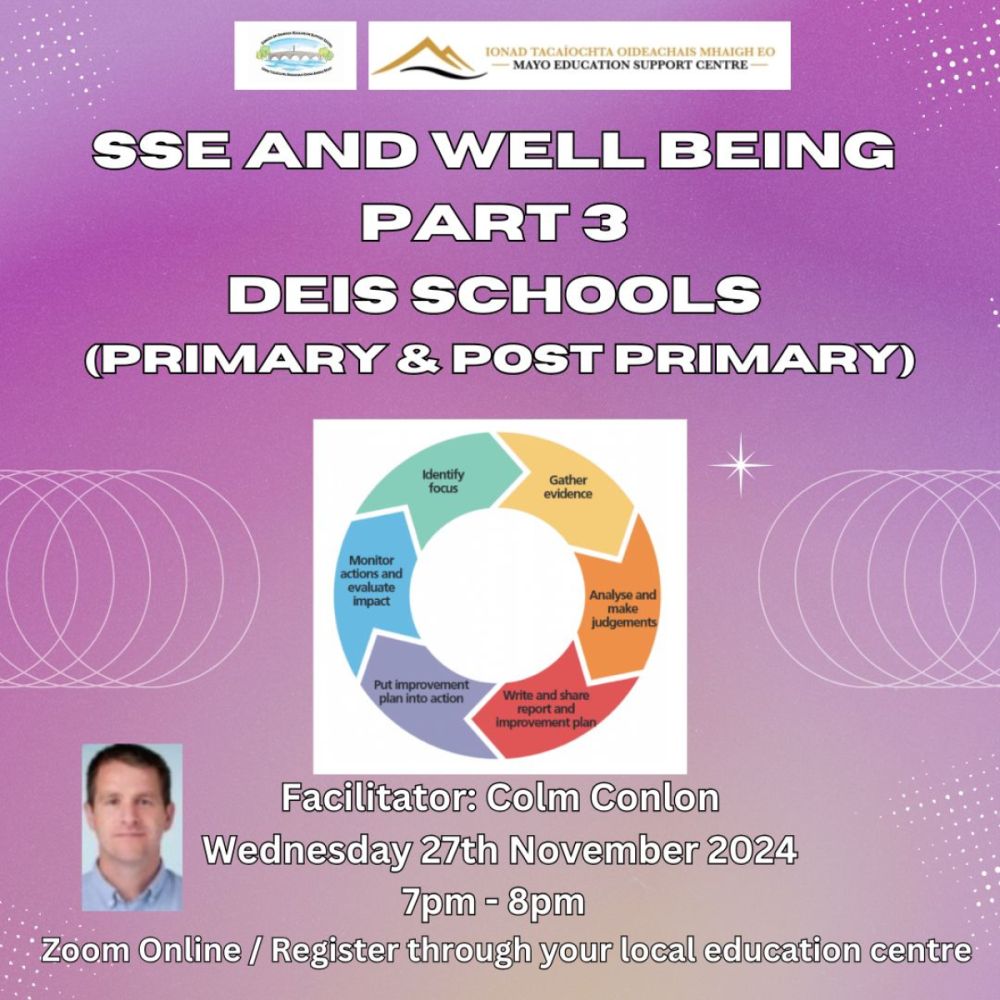 SSE Wellbeing Part 3 for DEIS Schools-Primary - Mayo Education Centre ...