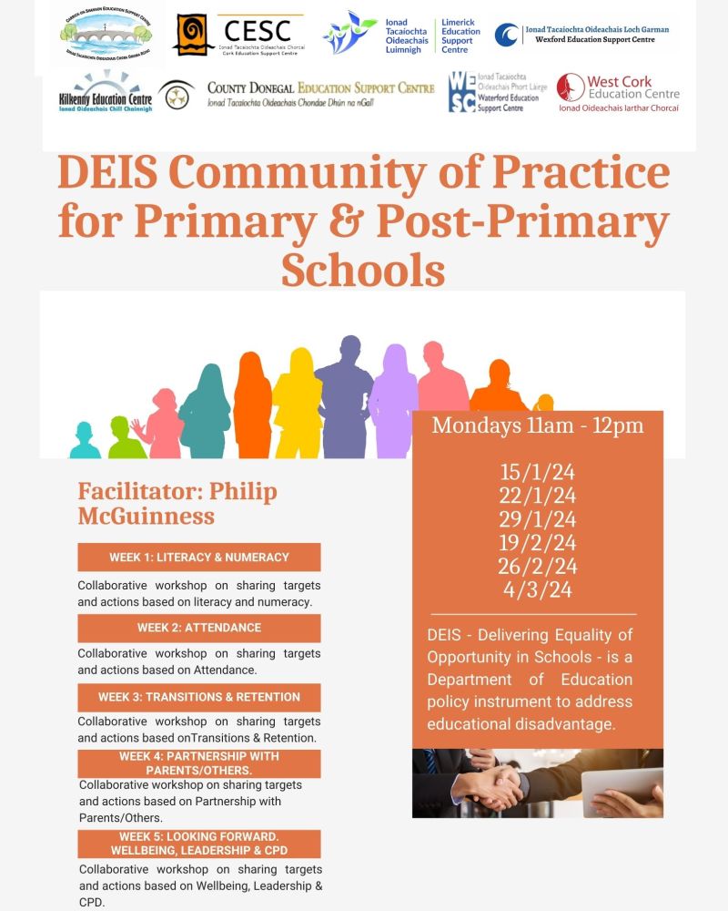DEIS COMMUNITY OF PRACTICE FOR PRIMARY & POST PRIMARY SCHOOLS ...