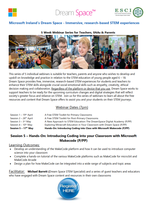 Hands-On Training On Introducing Coding Into Your Classroom With Microsoft Makecode With Dream ...