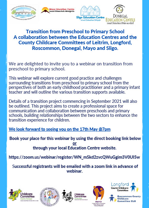 Transition from Preschool to Primary School-Primary - Mayo Education ...